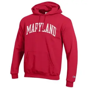 Champion Maryland Terrapins Basic Arch Fleece Pullover Hoodie