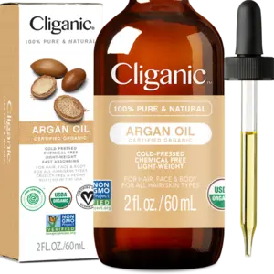 CLIGANIC Organic Argan Oil - 2oz