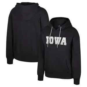 COLOSSEUM Iowa Hawkeyes Rhinestone Pullover Hoodie