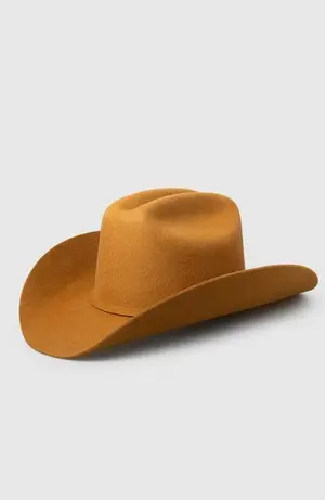 MANELA The Maverick Premier Wool Cowboy Hat - Toffee