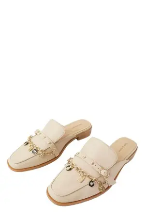 BELLE & BLOOM Charm Loafer Mule - Sand