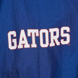 Mitchell & Ness Florida Gators Anorak Vintage Logo Half-zip Hoodie Jacket - Royal