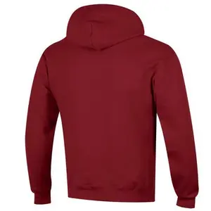 Champion Arkansas Razorbacks Arched Logo Fleece Pullover Hoodie - Crimson