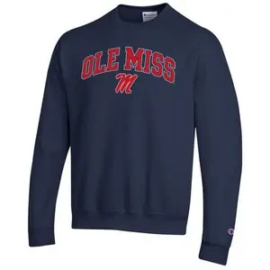 Champion Ole Miss Rebels Arch Over Logo Pullover Sweatshirt