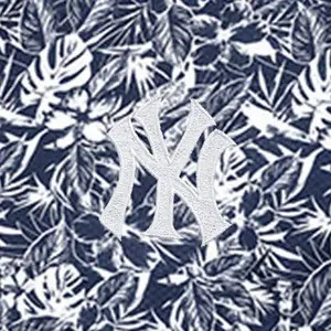 ANTIGUA New York Yankees Resort Button-up Shirt - Navy