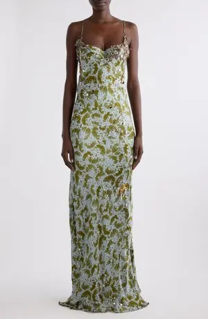Dries Van Noten Open Back Evening Dresses