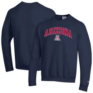 Champion Arizona Wildcats Arch Over Logo Pullover Sweatshirt - Navy