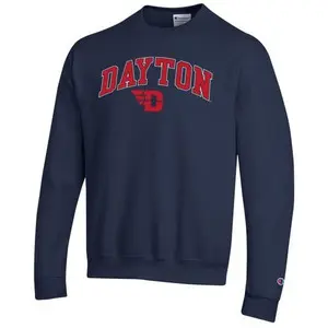 Champion Dayton Flyers Arch Over Logo Pullover Sweatshirt