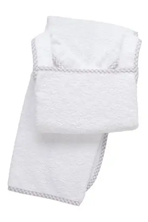 3 MARTHAS Bath Buddy Apron - Gray Big Check