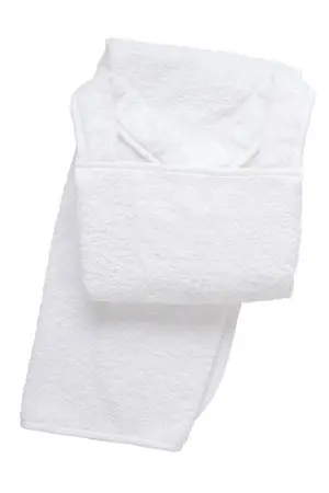 3 MARTHAS Bath Buddy Apron - White Seersucker Stripe