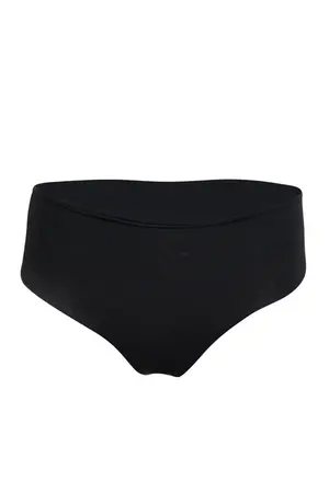SAUIPE Mid-rise Hipster Bikini Bottom - Black