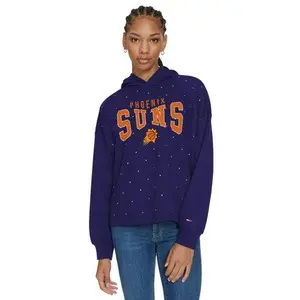 Tommy Hilfiger Phoenix Suns Stella Cropped Pullover Hoodie