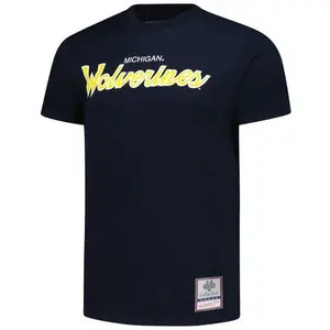 Mitchell & Ness Michigan Wolverines Elite Script T-shirt