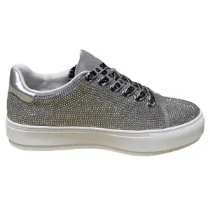 CUCE Las Vegas Raiders Team Color Crystal Sneakers