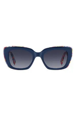 Kate Spade New York Rectangle Sunglasses - Blue Havana