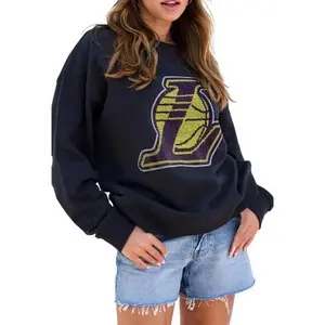 Terez Los Angeles Lakers Gemstone Logo Pullover Sweatshirt