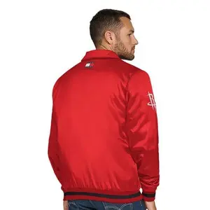 Tommy Hilfiger Houston Rockets Chain Stitch Applique Varsity Jacket