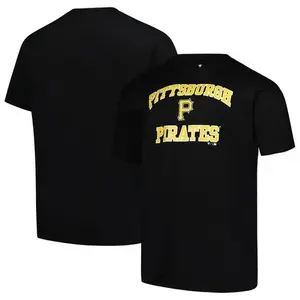 Profile Pittsburgh Pirates Big & Tall Heart & Soul T-shirt - Black