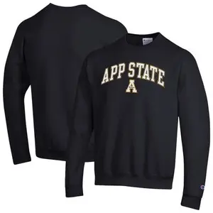 Champion Appalachian State Mountaineers Arch Logo Pullover Sweatshirt - Black