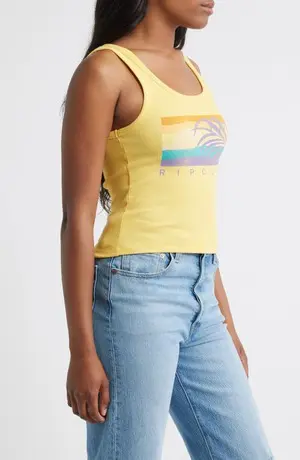 Rip Curl Logo Graphic Tank - Sand