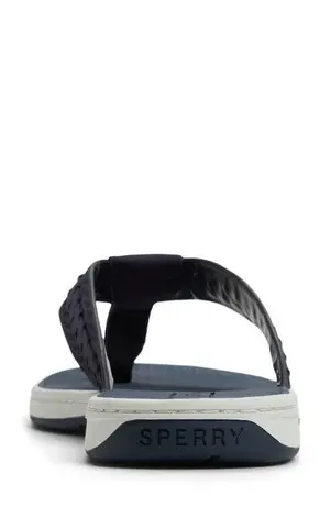 Sperry Seafish 3 Perforated Flip Flop - Navy
