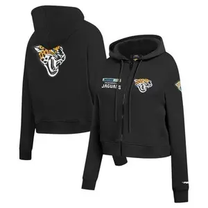 PRO STANDARD Jacksonville Jaguars Split Logo Full-zip Hoodie - Black