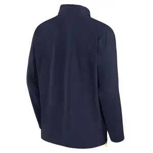 JORDAN BRAND Michigan Wolverines Sideline Coaches Quarter-zip Jacket