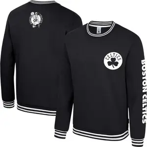 STADIUM ESSENTIALS Boston Celtics Half-time 2 Pullover Sweatshirt - Black