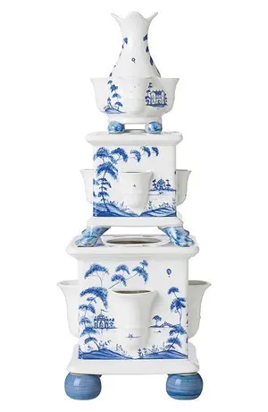 JULISKA Country Estate 11" Tulipiere Tower - Delft Blue