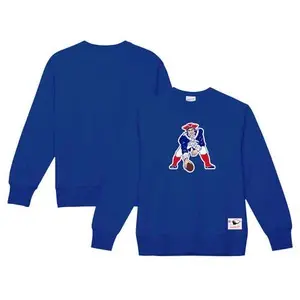 Mitchell & Ness New England Patriots Fleece Pullover Sweatshirt