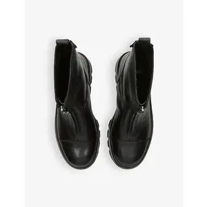Sam Edelman Cooper Leather Chelsea Women Boots - Black