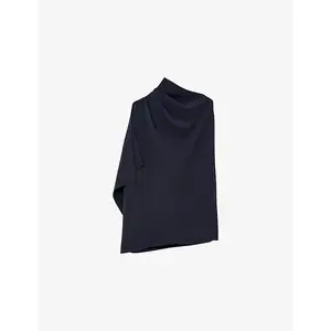 REISS Elle One-shoulder Draped Top