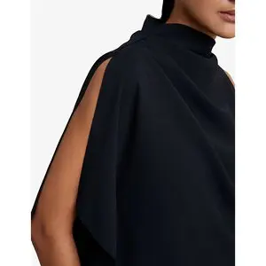 REISS Elle One-shoulder Draped Top