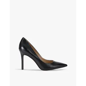 Sam Edelman Hazel Leather Heeled Courts - Black