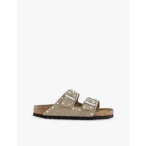 BIRKENSTOCK Arizona Two-strap Suede Flat Sandals