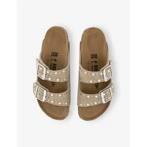 BIRKENSTOCK Arizona Two-strap Suede Flat Sandals