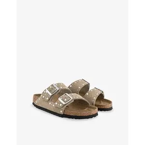 BIRKENSTOCK Arizona Two-strap Suede Flat Sandals
