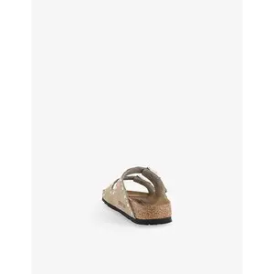 BIRKENSTOCK Arizona Two-strap Suede Flat Sandals