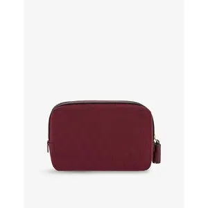 ANYA HINDMARCH Leather And Woven Pouch