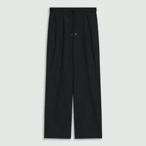 Theory Airy Shirting Drawcord Pull-on Pant - Black