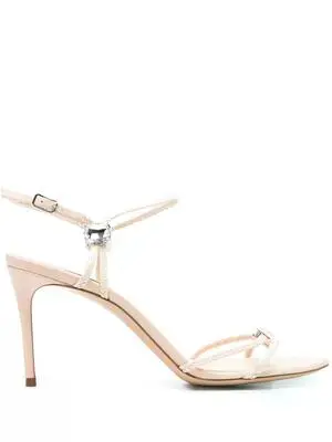 Casadei Round-toe Embellished Sandals