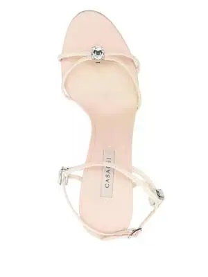 Casadei Round-toe Embellished Sandals