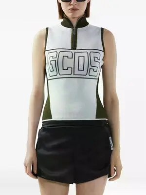 Gcds Band-logo Half-zip Top