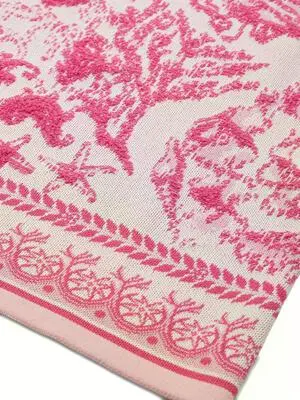 Versace Underwater Barocco Printed Dress - Pink