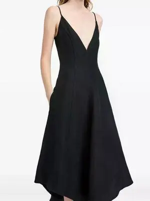 Proenza Schouler Elaine Midi Dress - Black