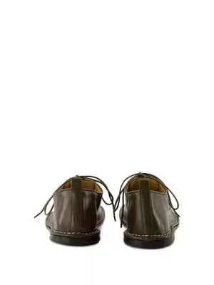 AMI Paris Leather Oxford Shoes - Green
