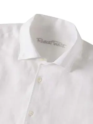 Robert Talbott Morgan Linen Shirt - White