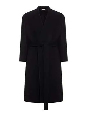 Fear Of God Double-Breasted Pea Coat - Black