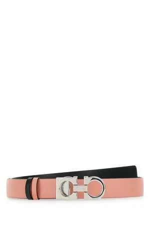 FERRAGAMO Reversible Leather Belt - Corallonero