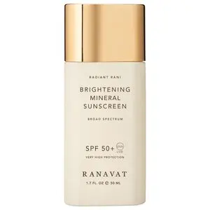 RANAVAT Daily Brightening Mineral Face Sunscreen, Spf 50+ With Saffron For Dark Spots And Squalane For Moisture - One-color